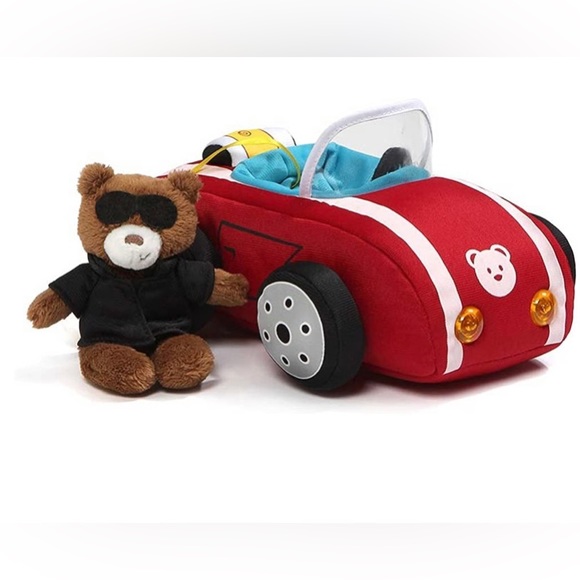Gund | Toys | Gund Baby Top Gund Sports Car Plush With Teddy Bear ...